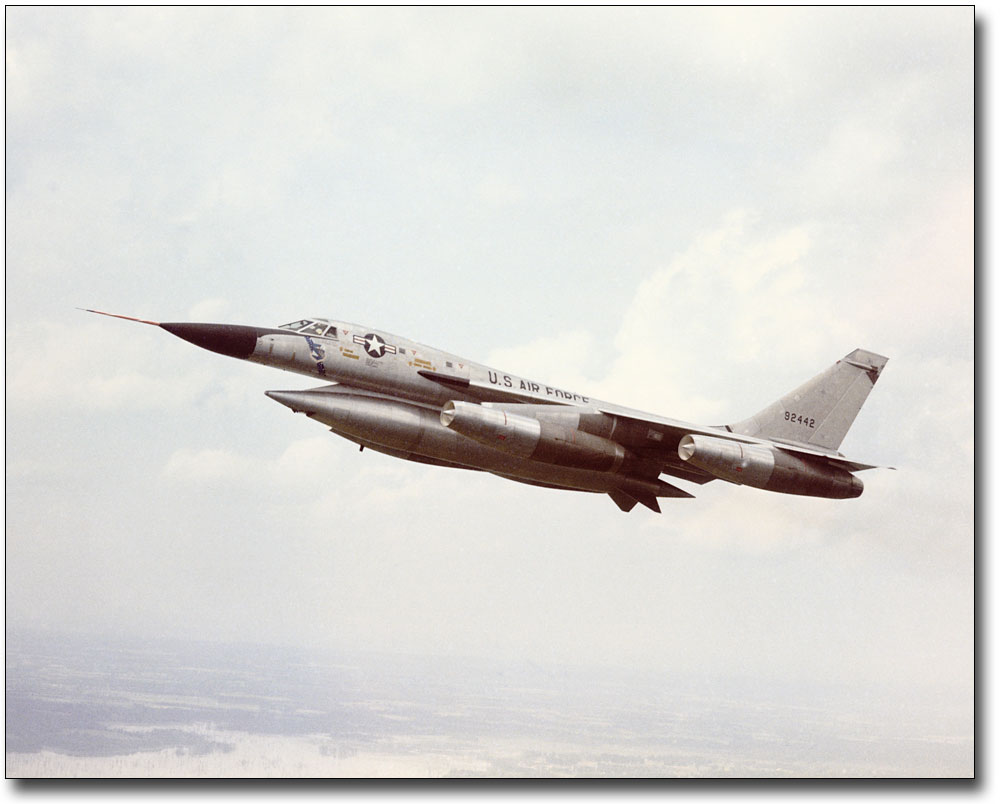CONVAIR B-58 HUSTLER BOMBER IN FLIGHT 8x10 SILVER HALIDE PHOTO PRINT | eBay