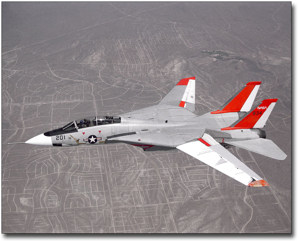 F-14 TOMCAT AIRCRAFT IN FLIGHT NASA 11x14 SILVER HALIDE PHOTO PRINT | eBay