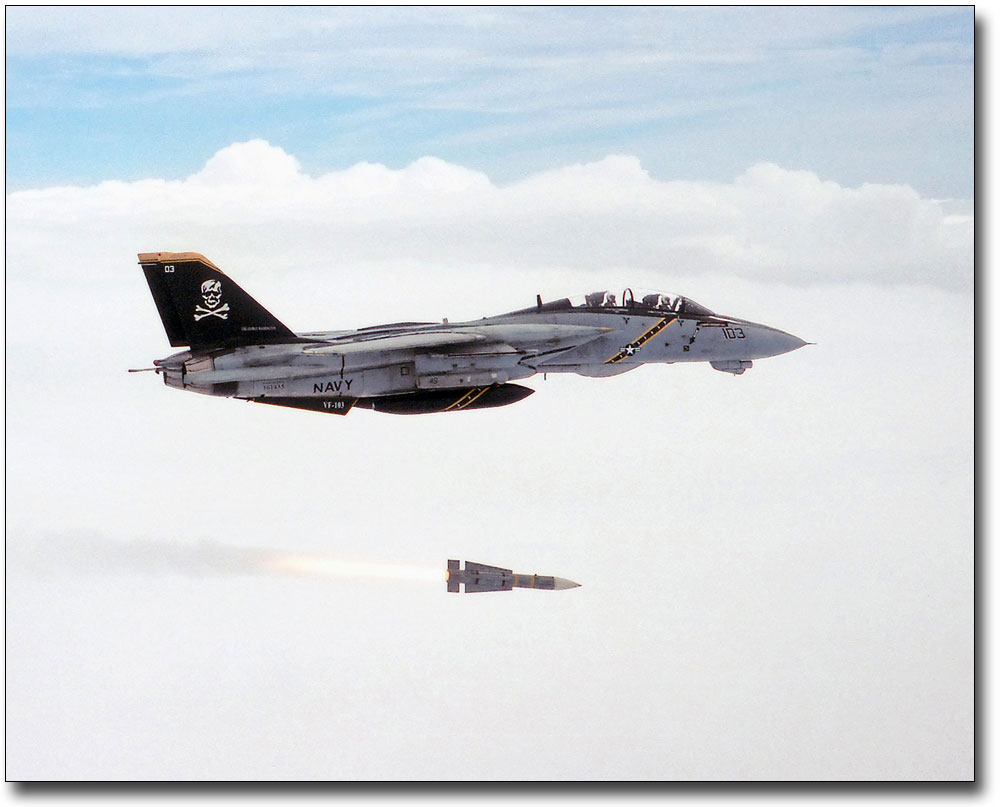 U.S. NAVY F-14 TOMCAT FIRES MISSILE 11x14 SILVER HALIDE PHOTO PRINT | eBay