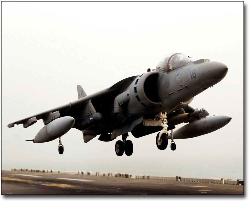 AV-8 AV-8B HARRIER OPERATION IRAQI FREEDOM 8x10 SILVER HALIDE PHOTO ...